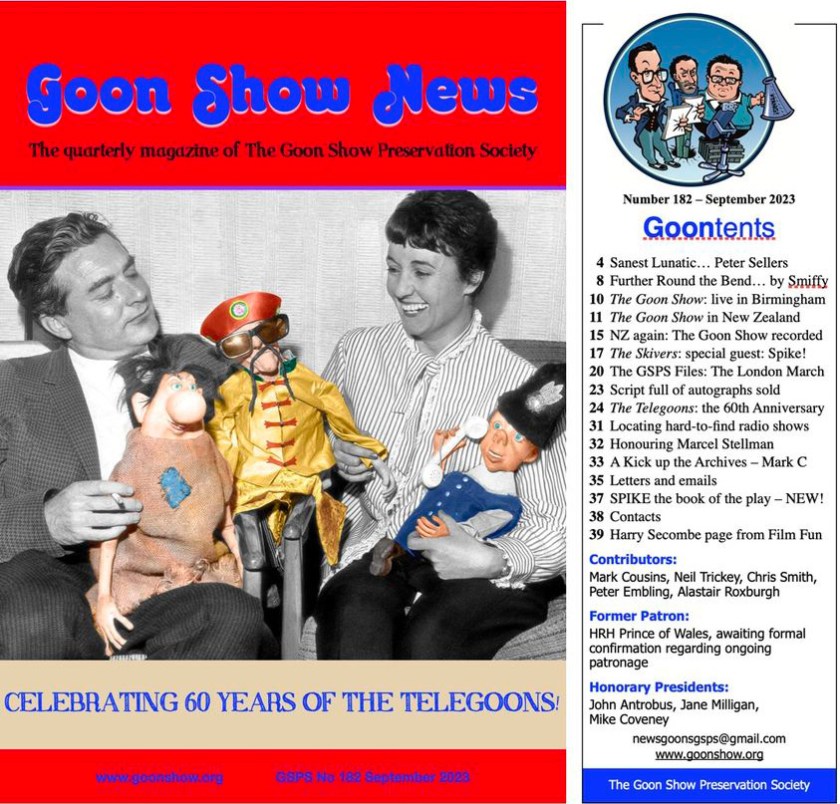 Newsletters – The Goon Show Preservation Society