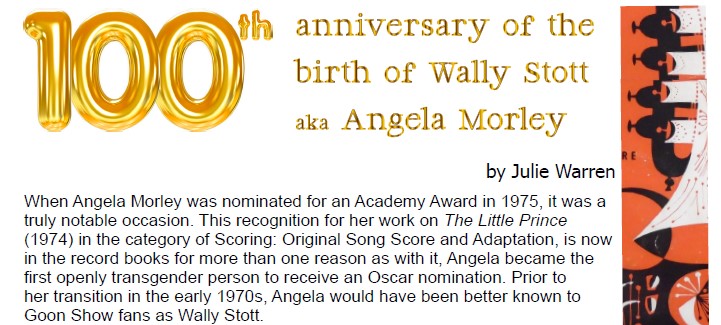Angela Morley Centenary – The Goon Show Preservation Society