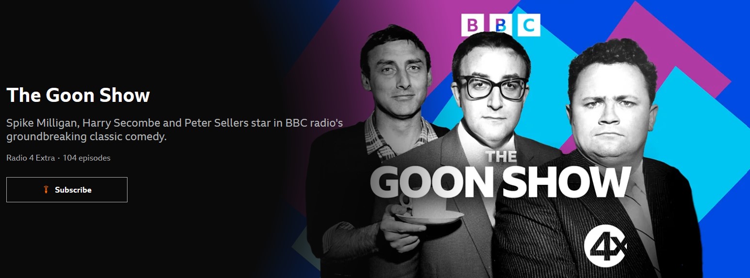 Goon Shows to be lost on BBC Sounds? – The Goon Show Preservation Society