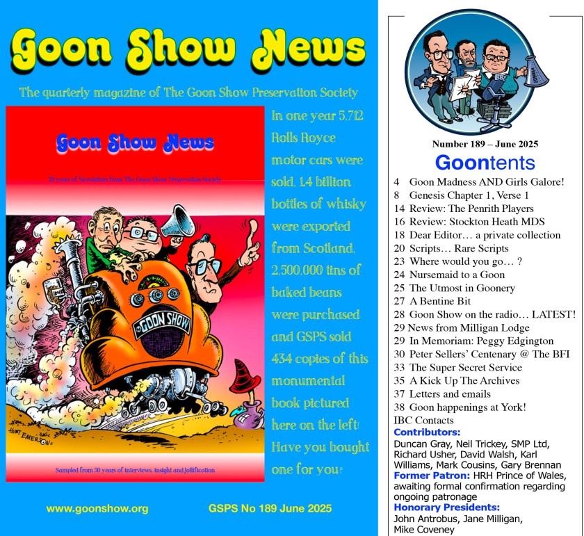The Goon Show Preservation Society – Over 50 years of bearing a torch ...